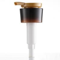 China Large Capacity  Foaming Hand Soap Pump Golden Yellow Brown Foaming Soap Pump for sale