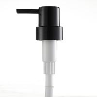 China Black Glossy Plastic Cosmetic Treatment Pumps Customization 33mm Soap Dispenser Black Pump for sale