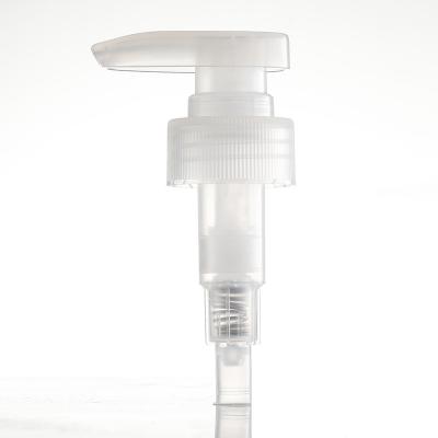 China OEM White Cosmetic Lotion Pump Transparent Friendly Leak Free for sale
