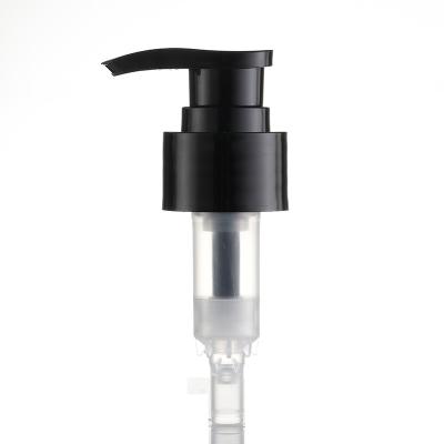 China Glossy Cosmetic Treatment Pumps Lotion Matte Black Soap Pump Customization 28mm for sale