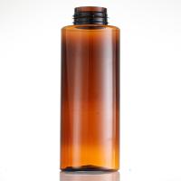 China 500ml Amber Lotion Airless Pump Bottle For Bath Milk for sale