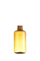 China Amber Transparent Plastic Bottle 200ml For Cosmetic Packaging for sale