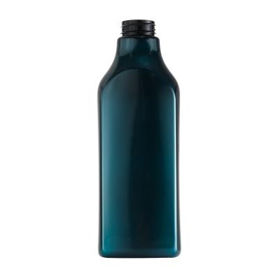 China Customize Airless Pump Bottle Dark Green Empty Pet Lotion Bottle For Bathroom for sale