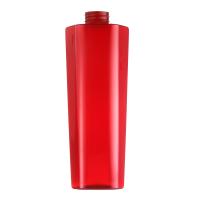 China Red Shampoo Bottle High Quality Factory Customized 500ml Cosmetic Packaging Bottle for sale