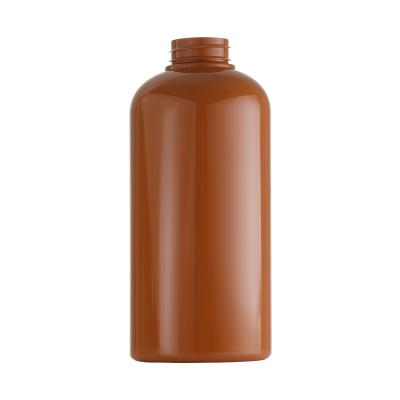 China Ginger Yellow Glossy Round Plastic Bottle/Packing Bottle/Bottle Mouth 32mm for sale