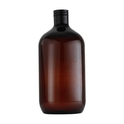 China Chocolate Color Cosmetic Packaging Bottle 500ml Factory Price High Quality for sale