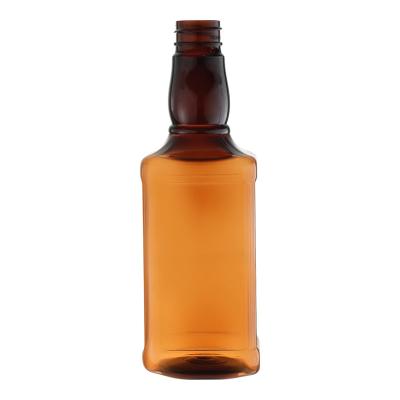 China 450ml Hot Brown Lotion Pump Bottle Long Mouth Wide Caliber Reagent Plastic for sale