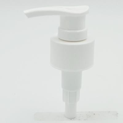 China 28 24 Flat Mouth Plastic Pump Head Hand Lotion Sanitizer Press Pump Head for sale