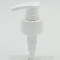 China 28 24 Flat Mouth Plastic Pump Head Hand Lotion Sanitizer Press Pump Head for sale