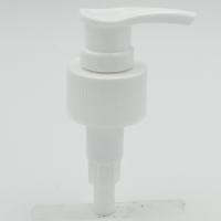 China 28 24 Flat Mouth Plastic Pump Head Hand Lotion Sanitizer Press Pump Head for sale