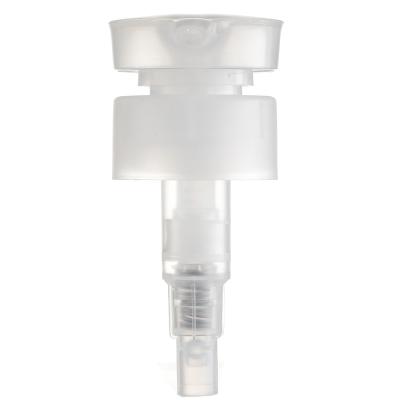 China 28/410 Transparent Hotel Customizable Special Very Popular Pump Head For Hand Washing And Hair Washing for sale