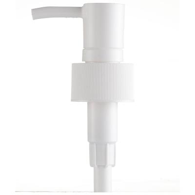 China OEM Lotion Dispenser Pump 28 410 Pinstripe Plastic Round Mouth For Washing Bath Bottle for sale