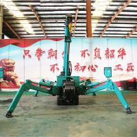 China Hydraulic Telescopic Boom Diesel Engine Drive Rubber Crawler Spider Crane With CE Certificate for sale