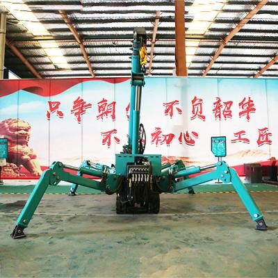 China ZHONGMEI Mini Cranes Crawler Crane 1.2t Efficient Lifting Capacity Small Hydraulic Spider Crane for sale