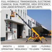China Construction Equipment 1.2 Ton Crawler Cranes ZHONGMEI Small Telescopic Electric Spider Crane for sale
