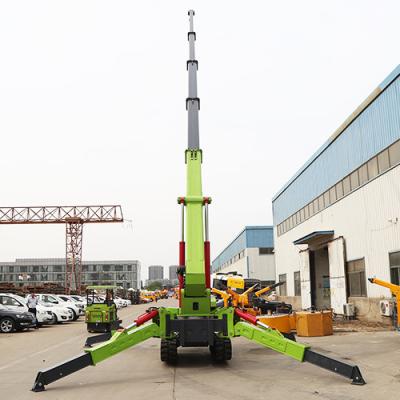 China 8 Ton Lifting Crawler Crane Electric Movable Mini Cranes CE Approved AC380V Tracked Spider Crane for sale