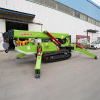 China 8 Ton Mini Telescopic Boom Spider Crane Electric Movable Small Spider Cranes With Attachment for sale