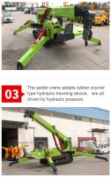 China ZHONGMEI 8 Ton Mini Spider Crane Electric Movable Small Spider Cranes With CE Certificate for sale