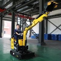 China Small Hydraulic Backhoe Digger Orchard Greenhouse 1 Ton Micro Excavation Machine for sale