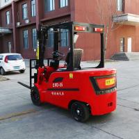 China 60V Electric Forklift 2.5T Wheel Electric Forklift Self Loading Pallet Lifting Stacker for sale