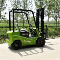 China 1.5T Electric Forklift Walking Forklift Stacker 4 Wheel Small Lithium Pallet Stacker for sale
