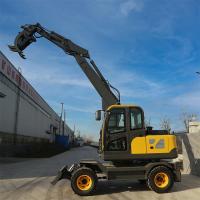 China 55KW Earthwork Projects Hydraulic excavator For Large 7ton Wheel Excavator for sale
