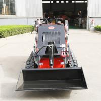 China 200kg Loading Mini Track Loaders Micro Tracked Skid Steer Crawler Wheel Loader for sale