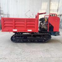 China 4 Tons Garden Track Dumper Hydraulic Truck Dumper 3Ton Small Crawler Dump for sale