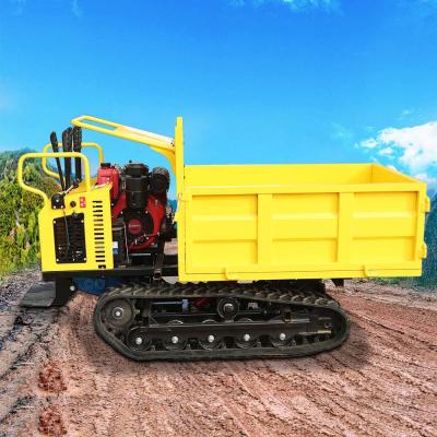 China Garden Machinery Mini Dumper Self Loading Crawler Loader Dumper Mini 500kg Dumper for sale