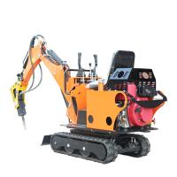 China Farm Mini Excavator Digging Trenches ZHONGMEI Small Digger Mini Excavator for sale
