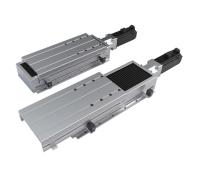 China Fully Enclosed Linear Motion Stage Actuator Double Linear Slide Rail Linear Slide Table for sale