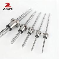China Double Nuts DFU2505 Customized C7 C5 C3 Ball Screw And Nut 2505 Ball Screw For CNC for sale