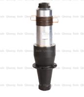 China Column Ultrasonic Oscillator With Steel Booster For Plastic Welder 50mm Ceramic Disc for sale