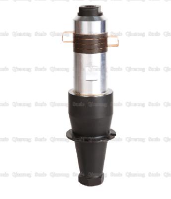 China Column Ultrasonic Oscillator With Steel Booster For Plastic Welder 50mm Ceramic Disc for sale