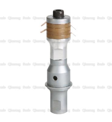 China 800w  Ultrasonic Ceramic Transducer With Inverted Horn Apply In Welding Device 35Khz for sale
