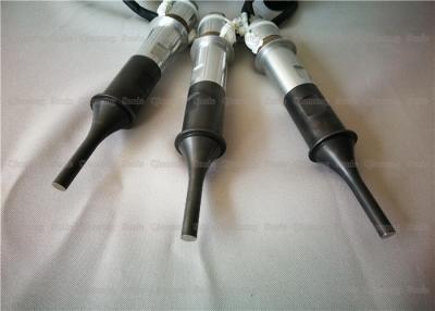 China Welding 28khz Transducer , Ultrasonic Piezoelectric Transducer With Black Steel Horn for sale