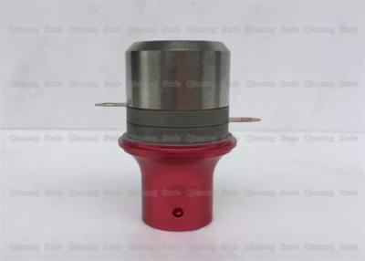 China Red 40khz Ultrasonic Transducer With 2pcs Ceramics PZT8  4um Amplitude for sale