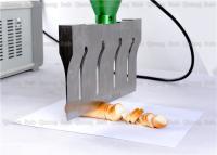 China Customized Color Ultrasonic Cutting Machine For Frozen Tomato Meat Food for sale