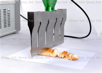China Customized Color Ultrasonic Cutting Machine For Frozen Tomato Meat Food for sale