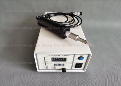 China Plastic Fabric PP HDPE Handheld Ultrasonic Cutter 35Khz for sale
