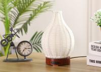 China 100ml Rattan Ultrasonic Aroma Mist Humidifier Waterless Shut-Off Aromatherapy With 7 Color Light Essential Oil for sale