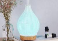China 100ml Essential Oil Diffuser Rattan Ultrasonic Cool Mist Humidifier For Essential Oils With Waterless Auto Shut-Off for sale