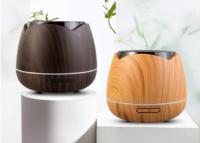 China 400ml Wood grain aromatherapy machine humidifier Multifunctional atmosphere lamp essential oil aromatherapy machine for sale