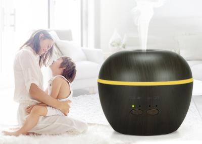 China Humidifier 250ml Ultrasonic Air Nebulizer 7 Colors Light Purifier Wooden Grain Manual Diffuser for sale