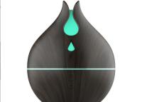 China 200ML Mini desktop USB Wood grain aromatherapy machine hollow humidifier for sale