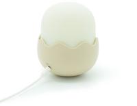 China 1200hMA Chicken Egg Rechargeable Night Lamp Led Silicone Bedside Tablel USB for sale