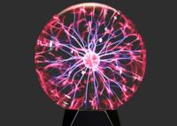 China Fireworks 500mA Rechargeable Moon Lamp , Plasma Ball USB Night Lamp for sale