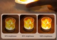 China Himalaya Rock Crystal Rechargeable Night Lamp Natural Negative Ion Salt USB LED for sale