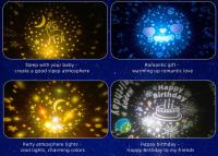 China 3W Spin USB LED Star Projector , Romantic Dream Night Lamp Bluetooth Speaker for sale