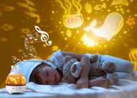 China 3W Spin USB LED Star Projector , Romantic Dream Night Lamp Bluetooth Speaker for sale
